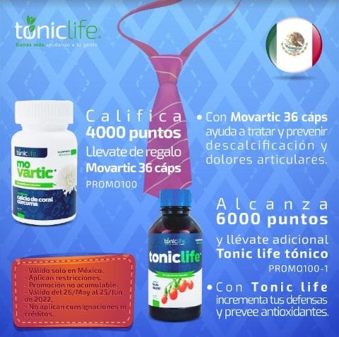 Promoción 4000 y 6000 pts. Junio – Productos Naturales Tonic Life
